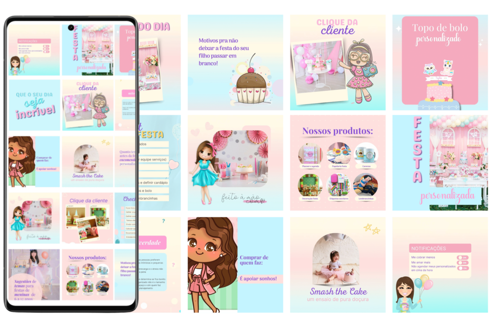 pack papelaria personalizada – Packs de artes